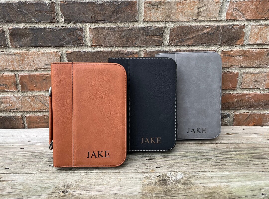 Personalized Leather Bible Cover, Laser Engraved Bible Cover ...