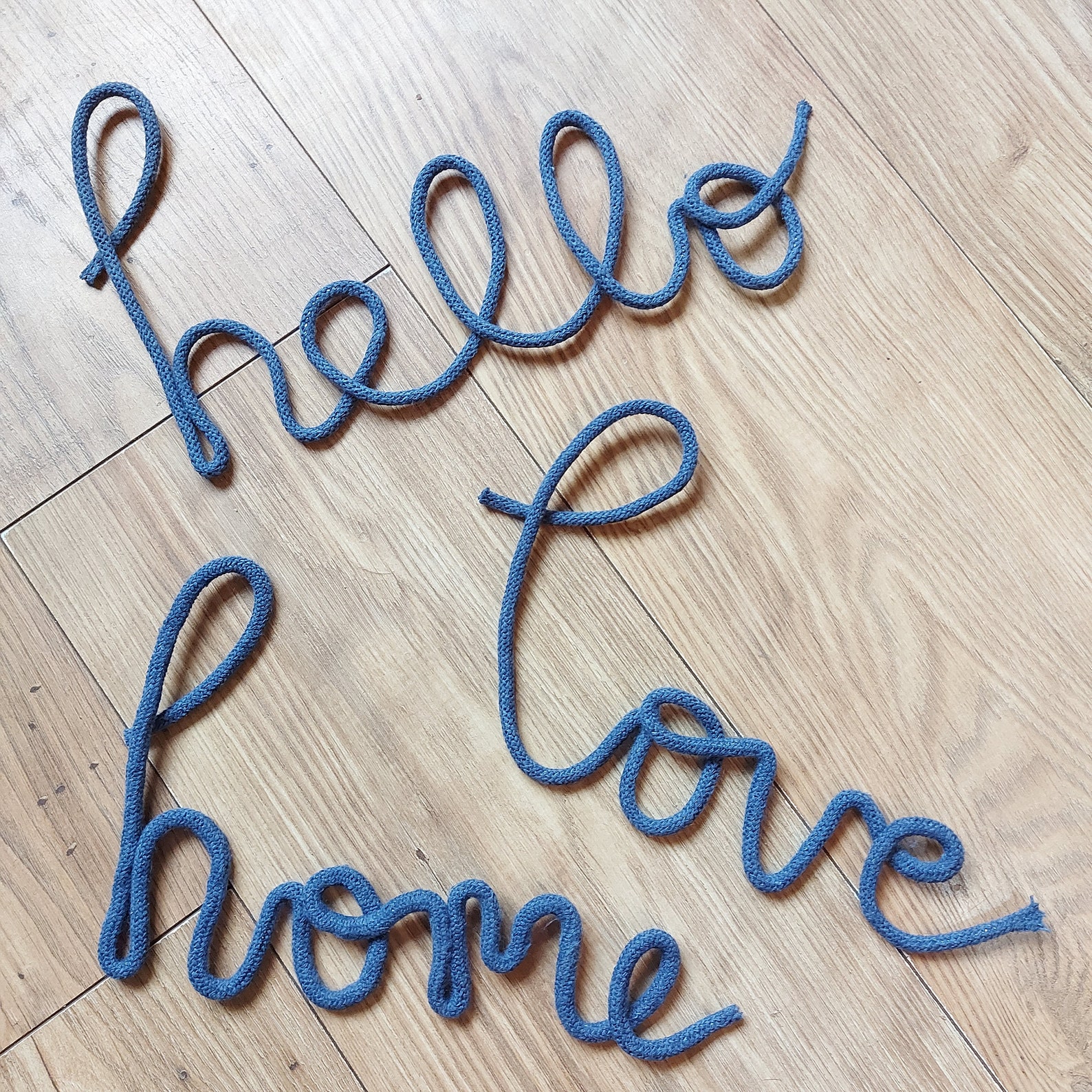 Knitted Wire Words Wire Word Art Home Decor Nursery Decor | Etsy