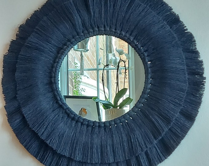 Aqua Blue Arch Mirror, Mediterranean Blue Arch Mirror, Spanish Mirror ...