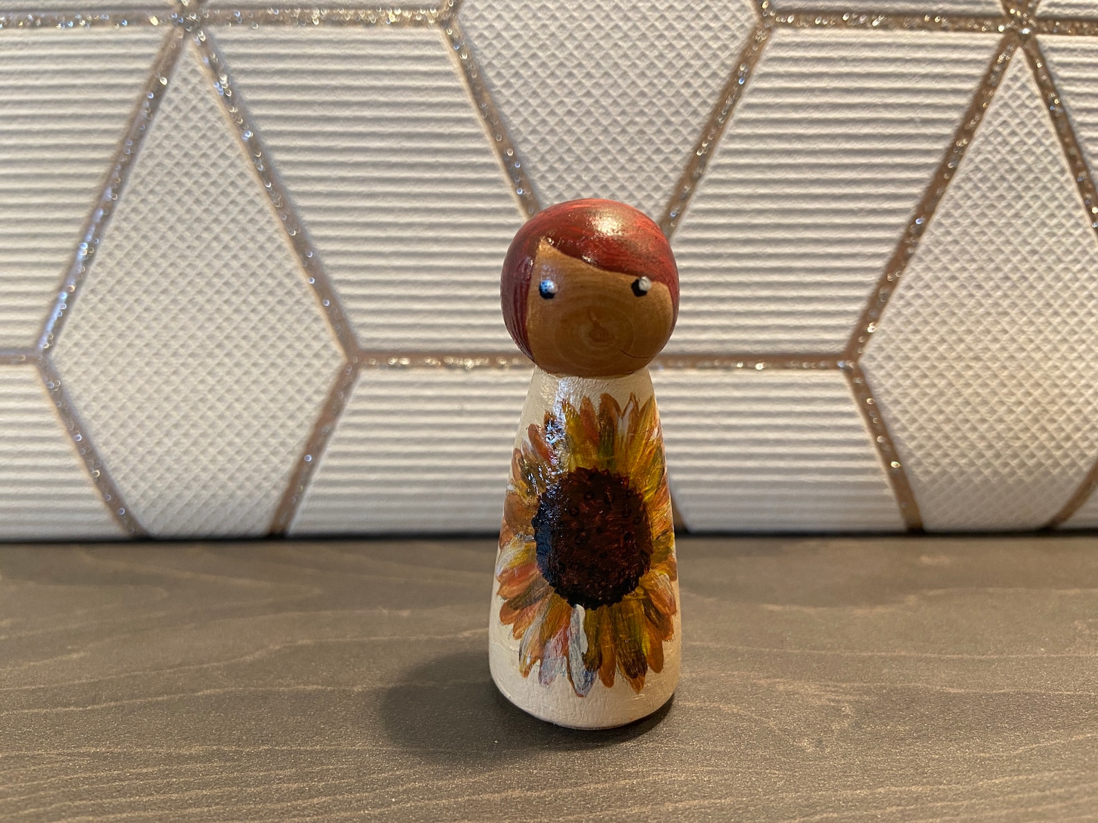 Sunflower Peg Doll | Etsy