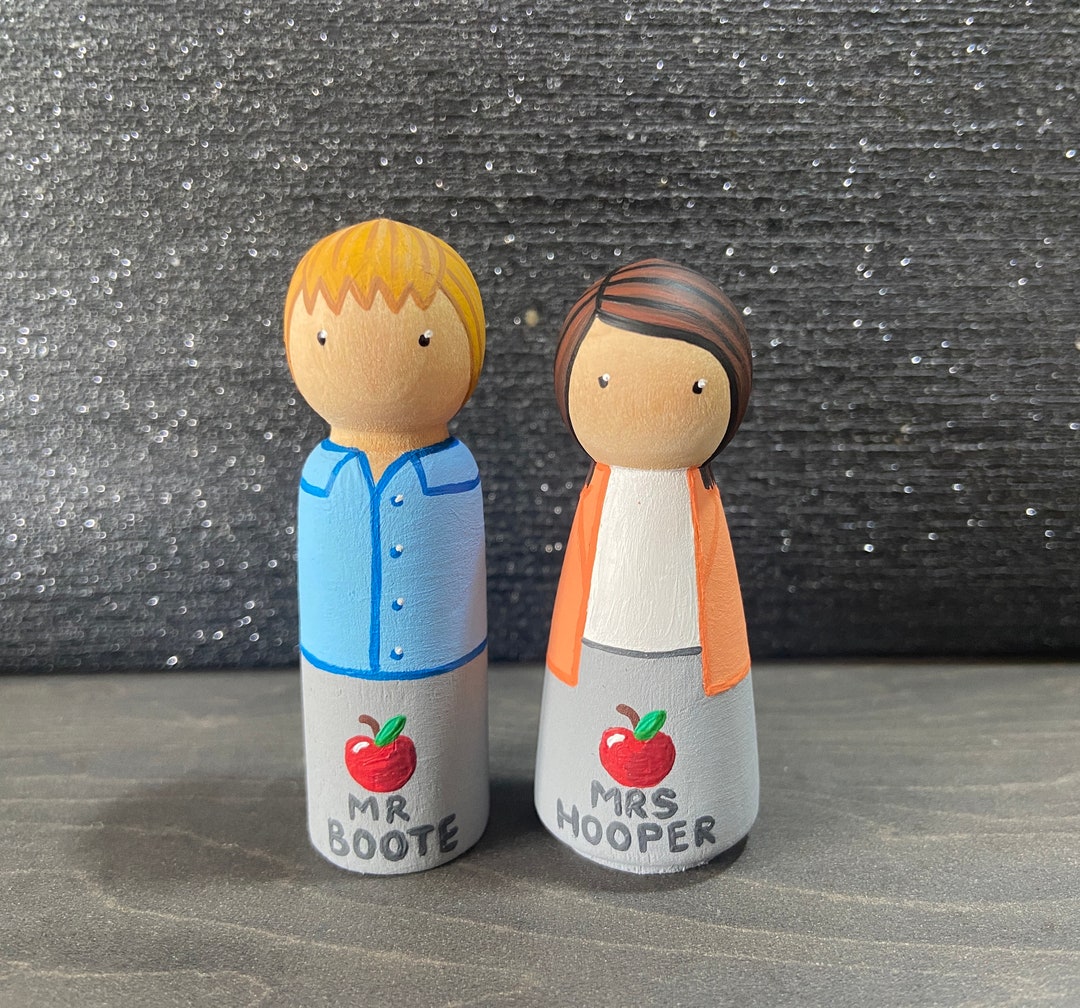 Thank You Teacher Peg Doll - Etsy