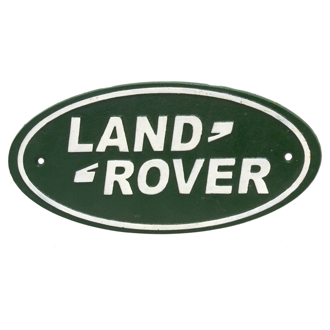 Cast Iron Metal Sign 'land Rover' Wall Plaque Vintage Sign Gift Home ...