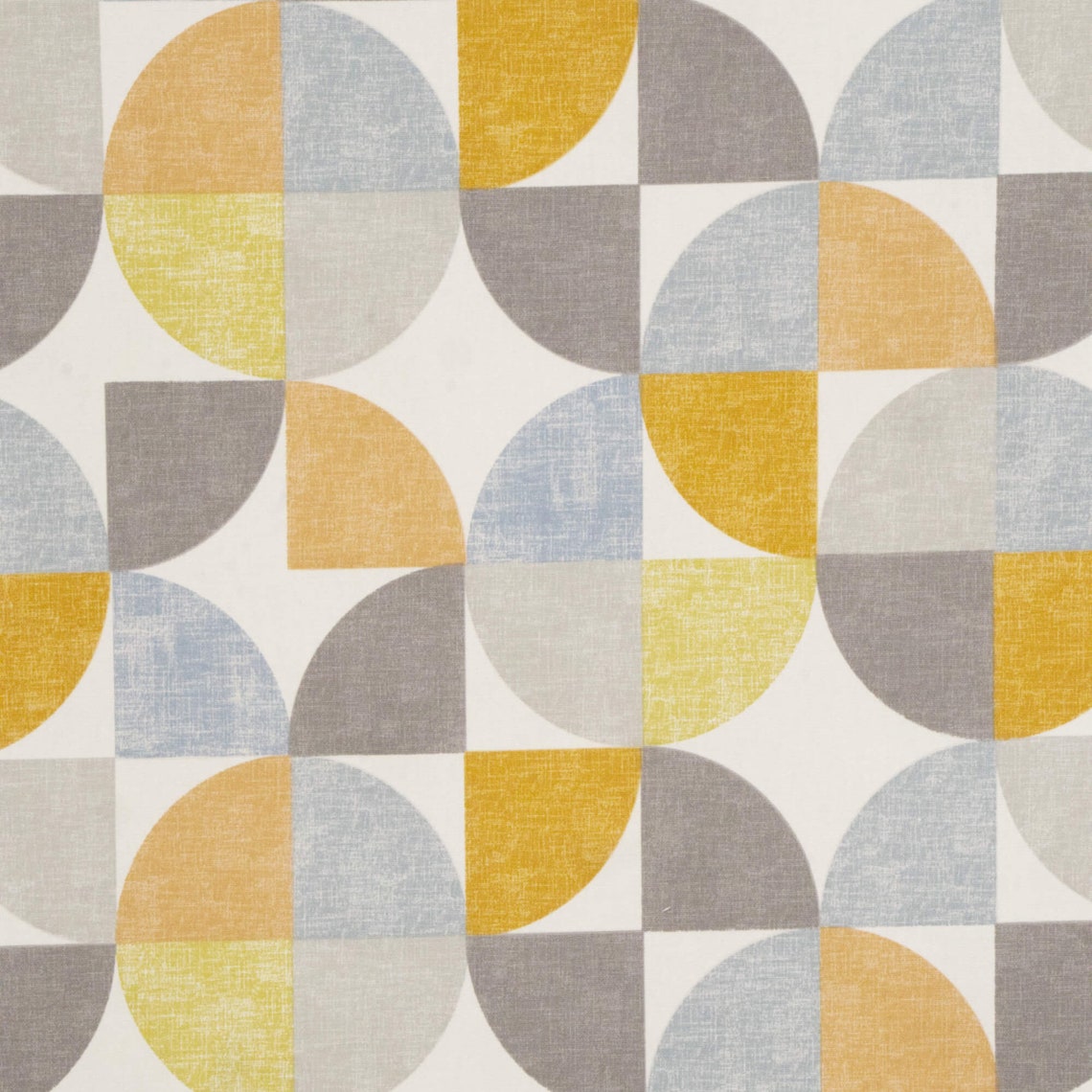 ILIV Spiral Tangerine Fabric | 140cm | 100% Cotton | Geometric ...