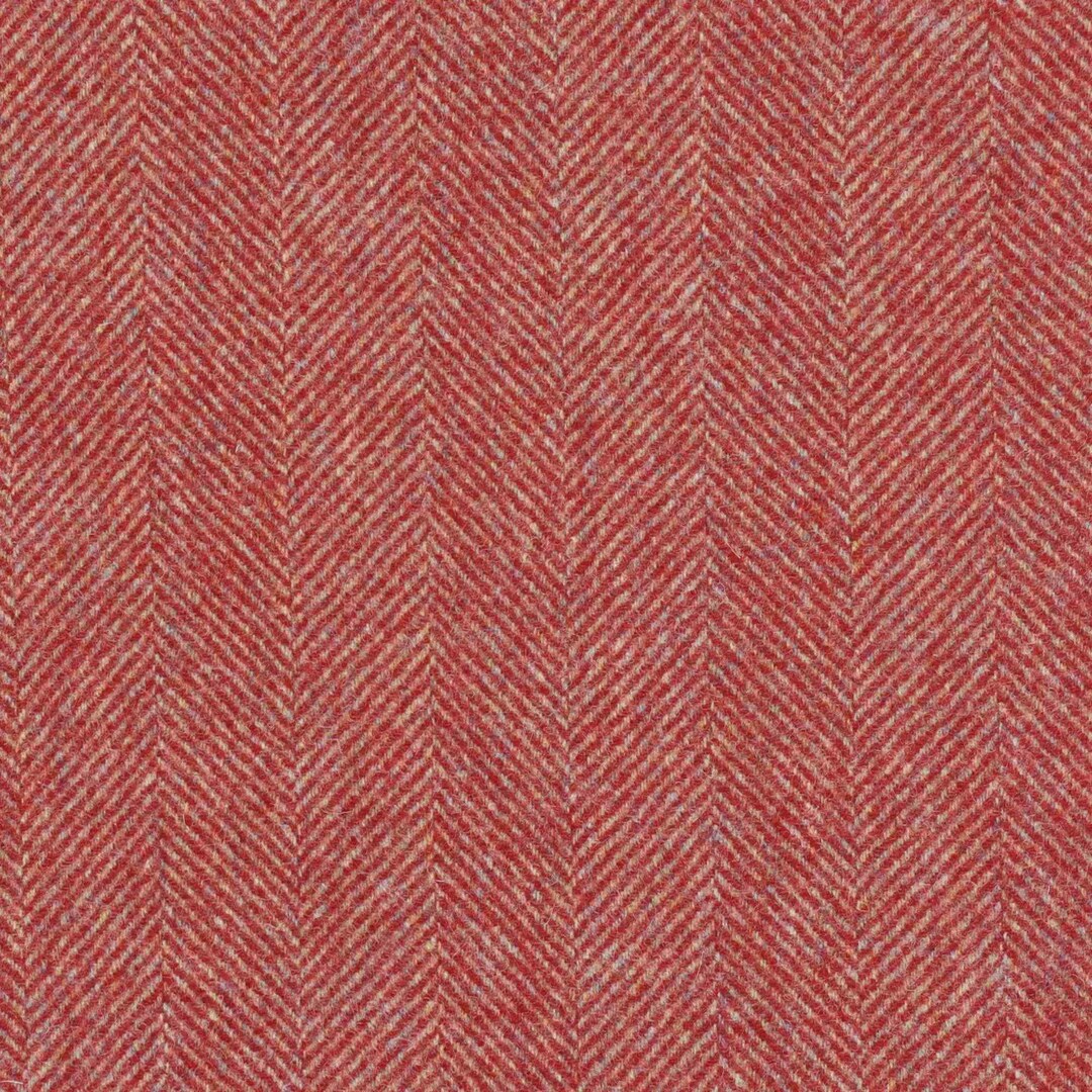 Abraham Moon Little Moreton Hall Red Fabric 100% Pure New Wool ...