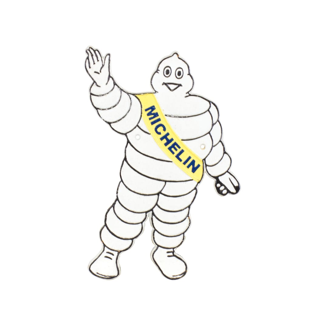 Cast Iron Michelin Man Silhouette Metal Sign Wall Plaque Automobile ...