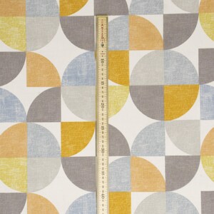 ILIV Spiral Tangerine Fabric | 140cm | 100% Cotton | Geometric ...