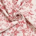 Isabelle Bird Toile Mini Red Fabric 100% Cotton 280cm Floral. Sold by ...