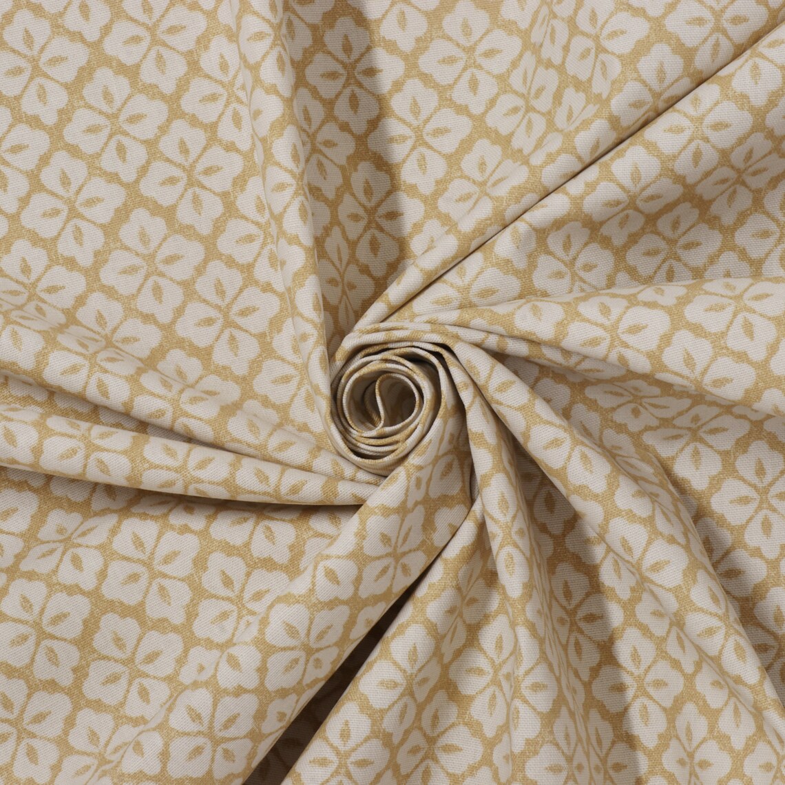 ILIV Ariel Honeycomb Fabric 100% Cotton Geometric Pattern Curtains ...