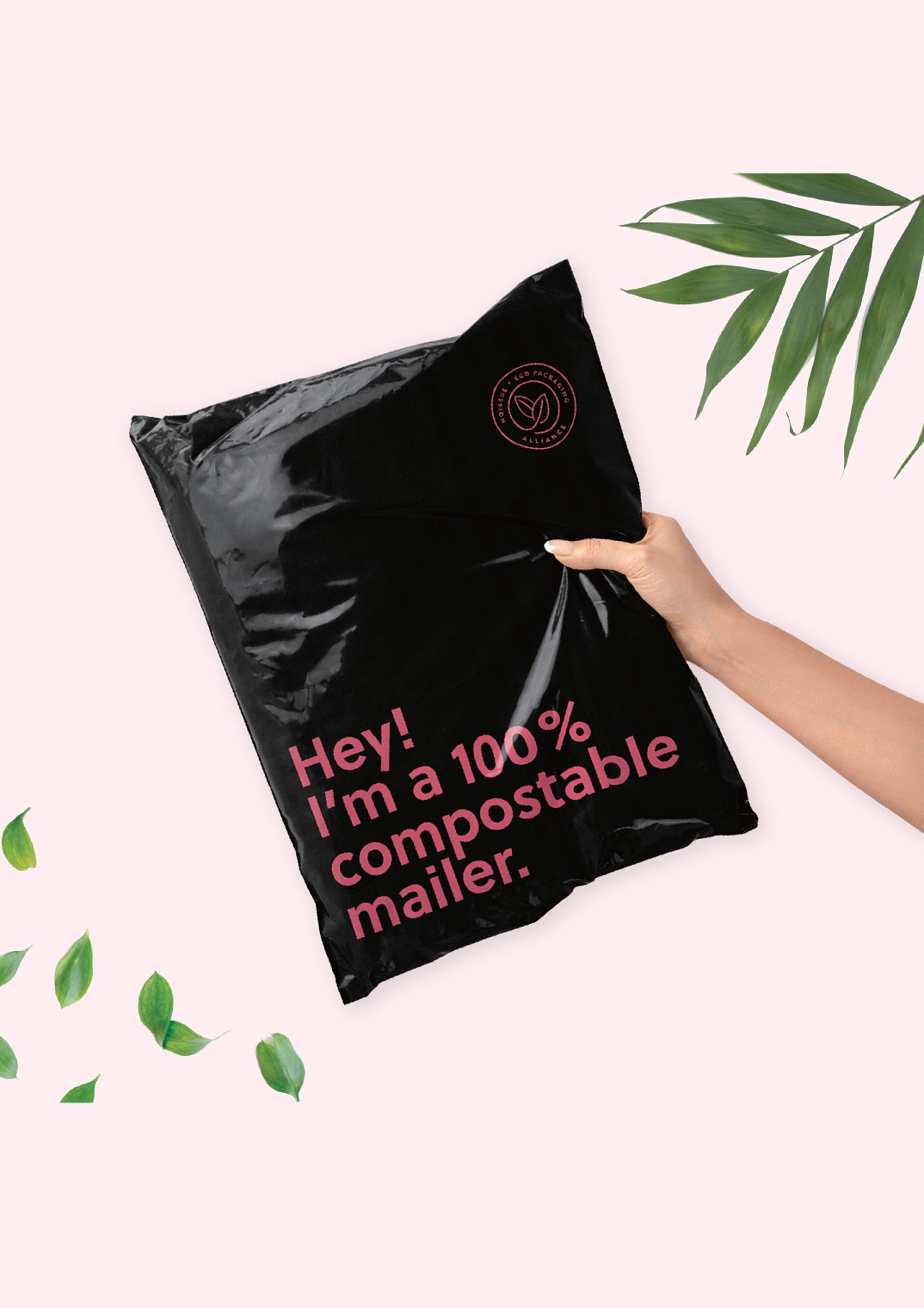 100% Compostable Mailers Made From Plant Materials PBAT | Etsy UK