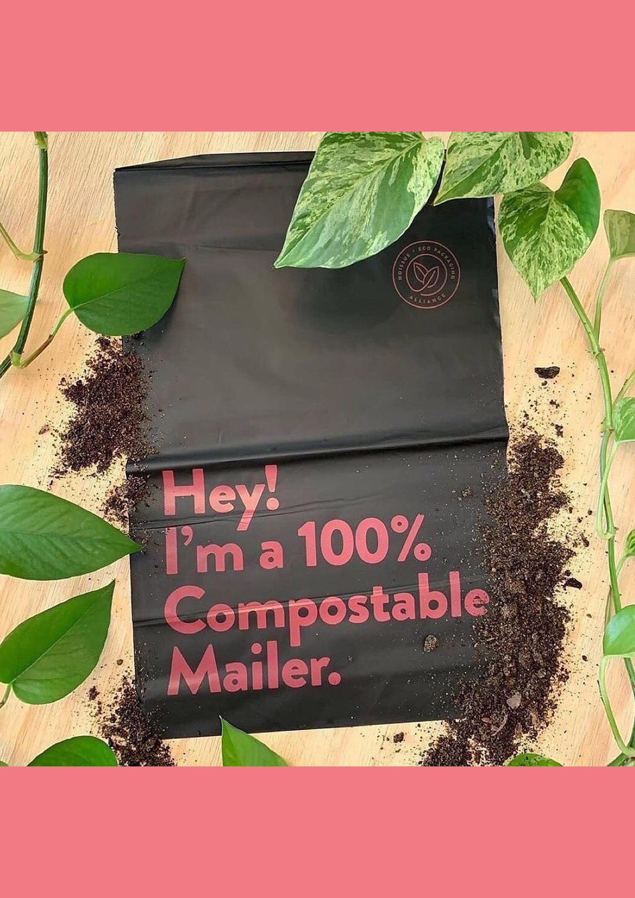 100% Compostable Mailers Made From Plant Materials PBAT - Etsy UK