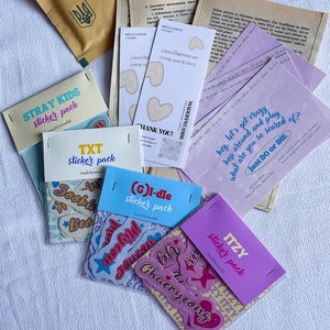 Sticker Set gi-dle, Sparkle Stikers, GIDLE Names Stiker, Neverland Gift ...