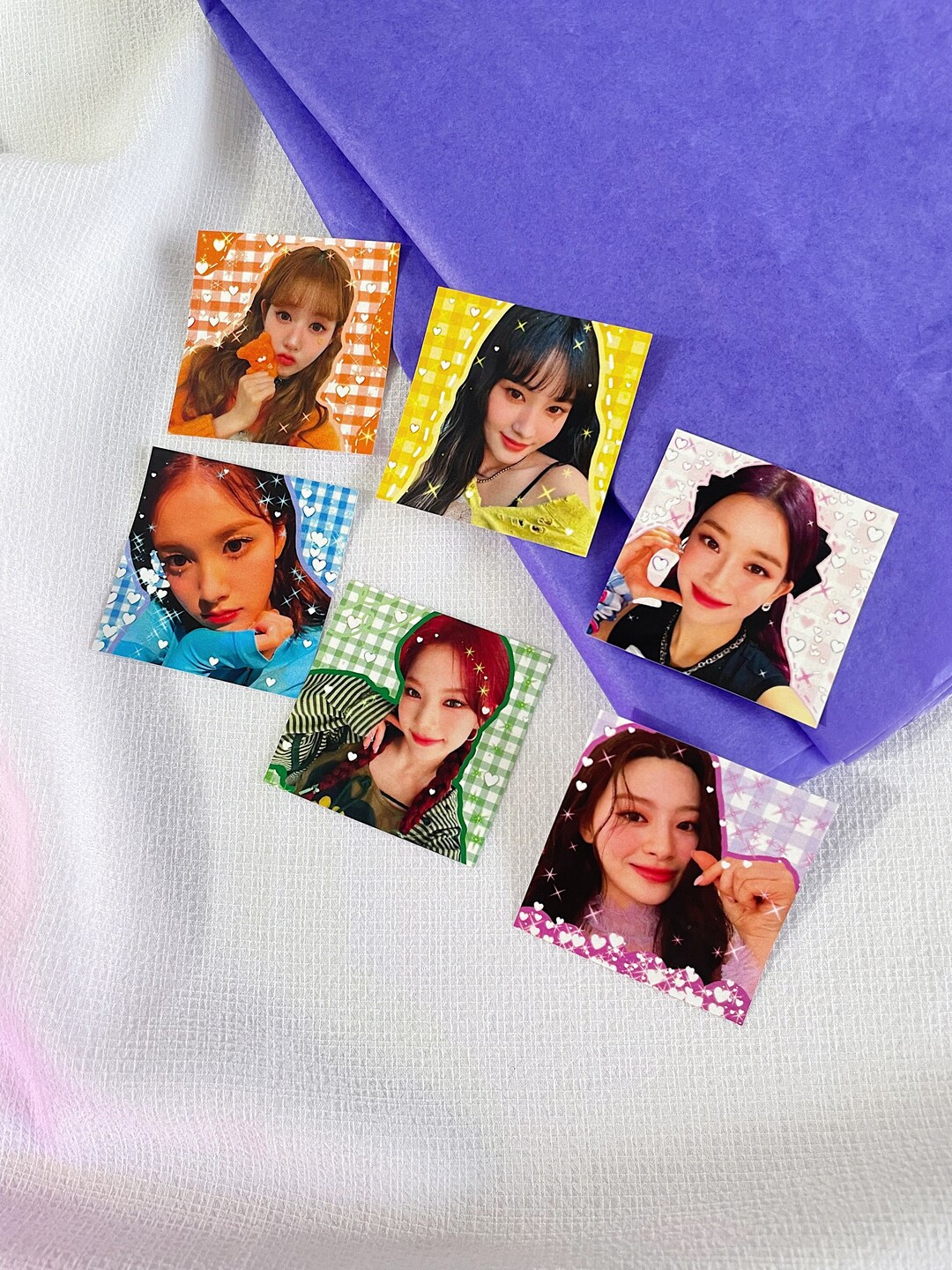 Stayc Cute Stickers Kpop Sticker Pack Kawaii Sticker Set of - Etsy