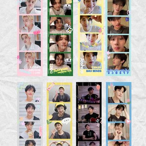 DIGITAL Seventeen Live Bookmarks Set Ot13, PDF File, Carat Photostrip ...