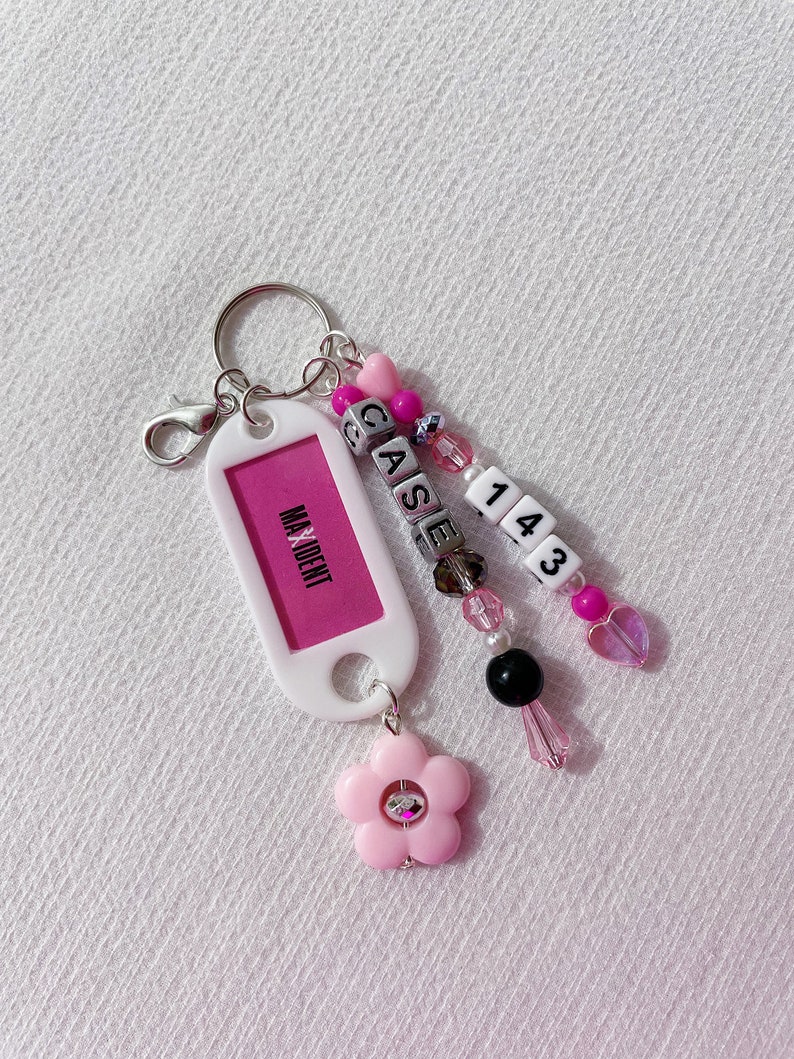 Stray Kids Maxident Keychain Skz Case 143 Beaded Charm Kpop - Etsy