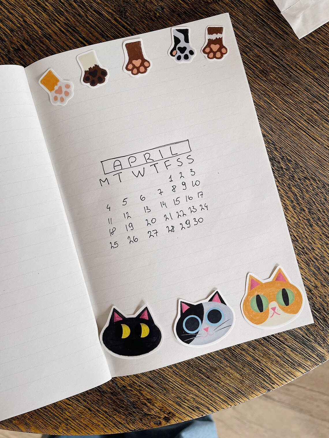 Cat Stickers Set 20 Pieces Cat Set Stickers Cute Cats - Etsy