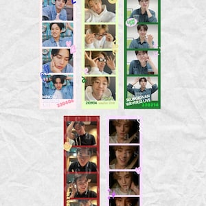 DIGITAL Seventeen Live Bookmarks Set Ot13, PDF File, Carat Photostrip ...