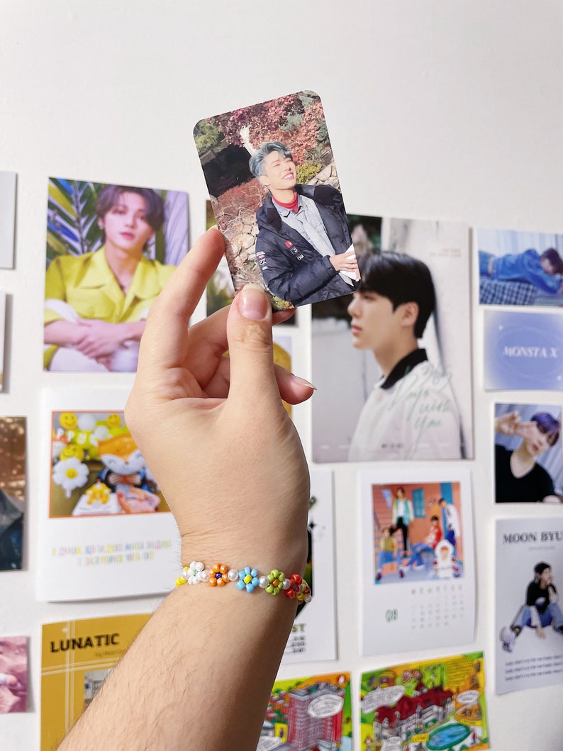 Beaded Bracelet Ateez Mingi Inspired Daisy Flower Bracelet - Etsy