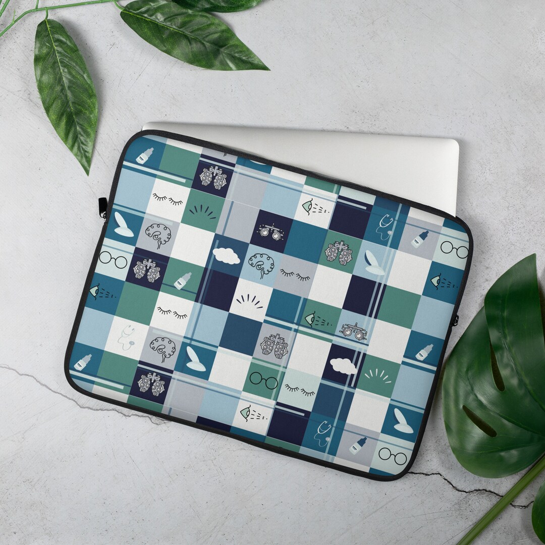 Ophtho Plaid | Laptop Sleeve | Medical Gifts and Apparel for ...