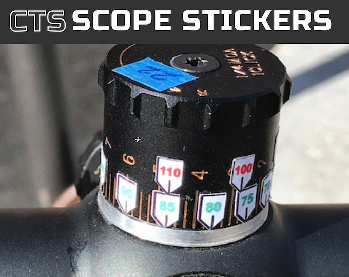 Scope Turret Stickers for Yardage Markers FREE SHIPPING / Airgun ...