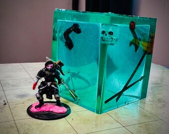 Cute Gelatinous Cube Plushie, Made to Order, Dnd Plushie, Crochet Plush ...