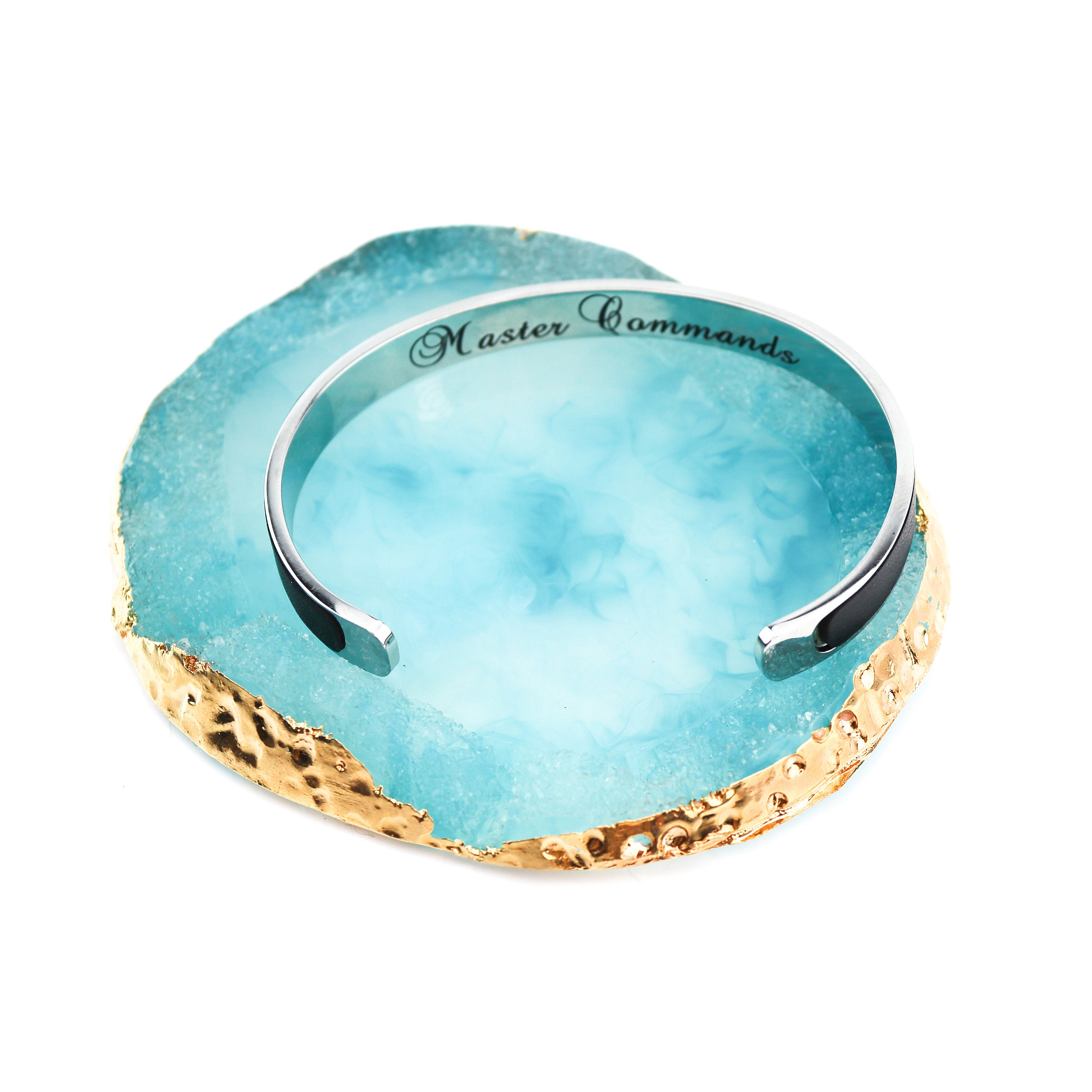 Master Commands & Slave Obeys Cuff Bracelets. Secret Hidden - Etsy UK