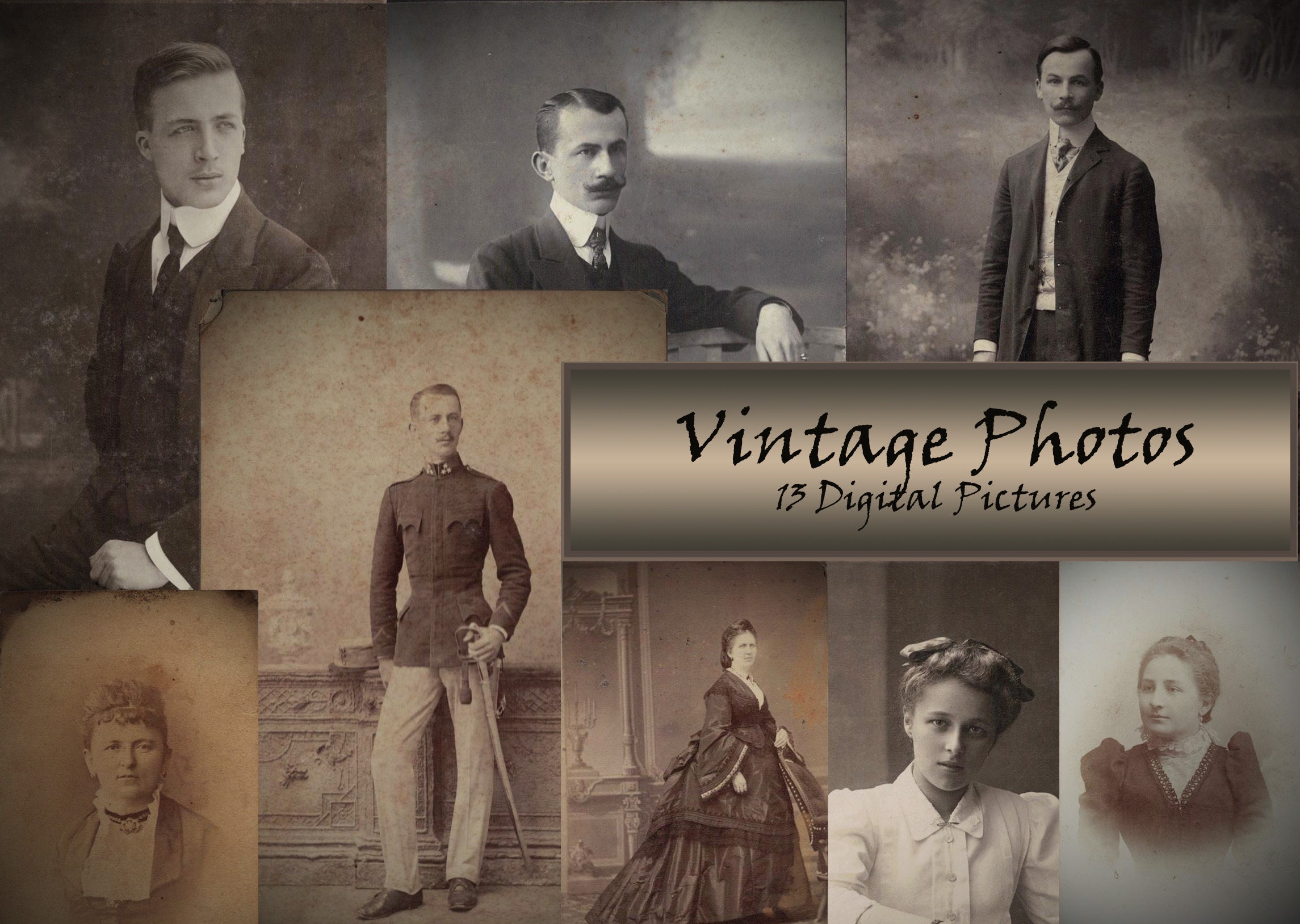 Digital Vintage Photo 13 Papercraft Clip Art & Image Files etna.com.pe