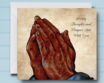 Black Sympathy Card C - Etsy