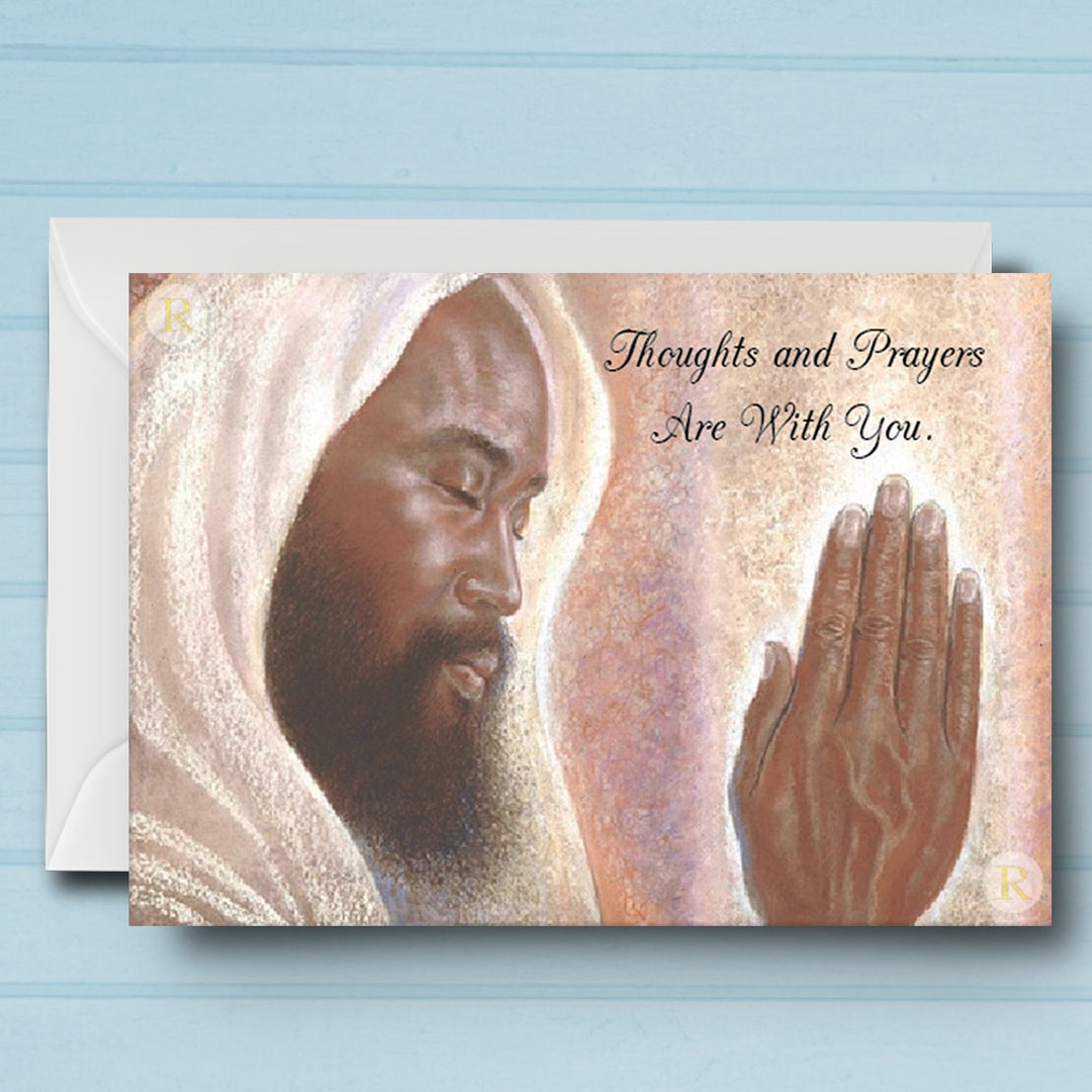 Black Sympathy Card B - Etsy