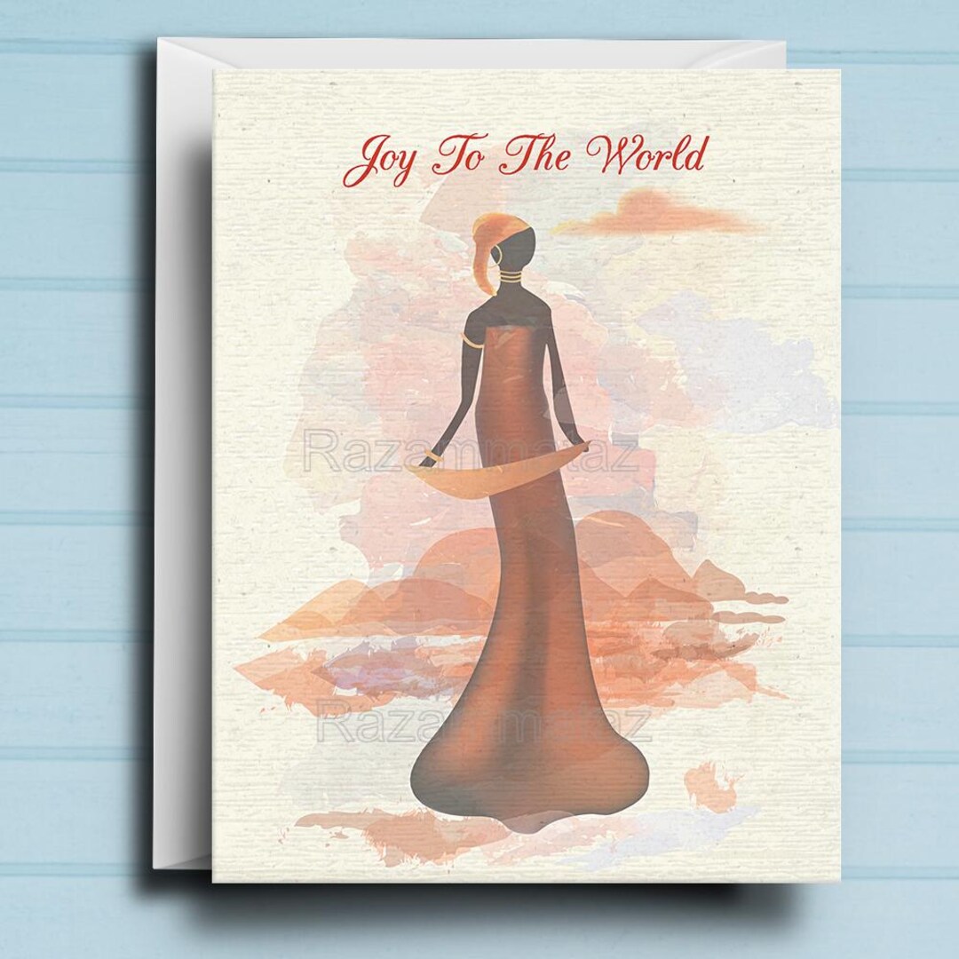African Christmas Card F - Etsy UK