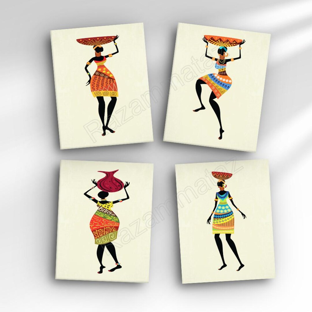 African Cards Set I - Etsy