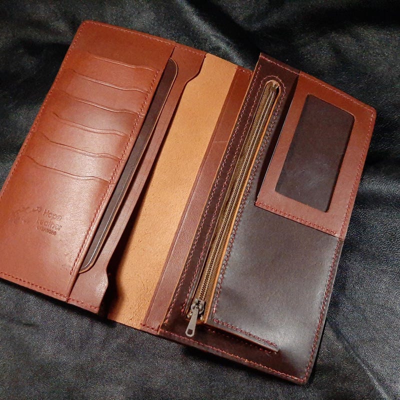 Long Wallet Women Zipper - Etsy