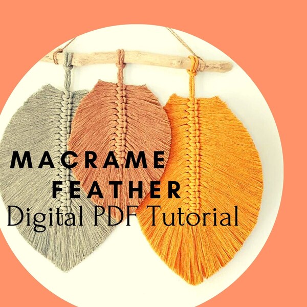 Macrame Leaf Pattern - Etsy