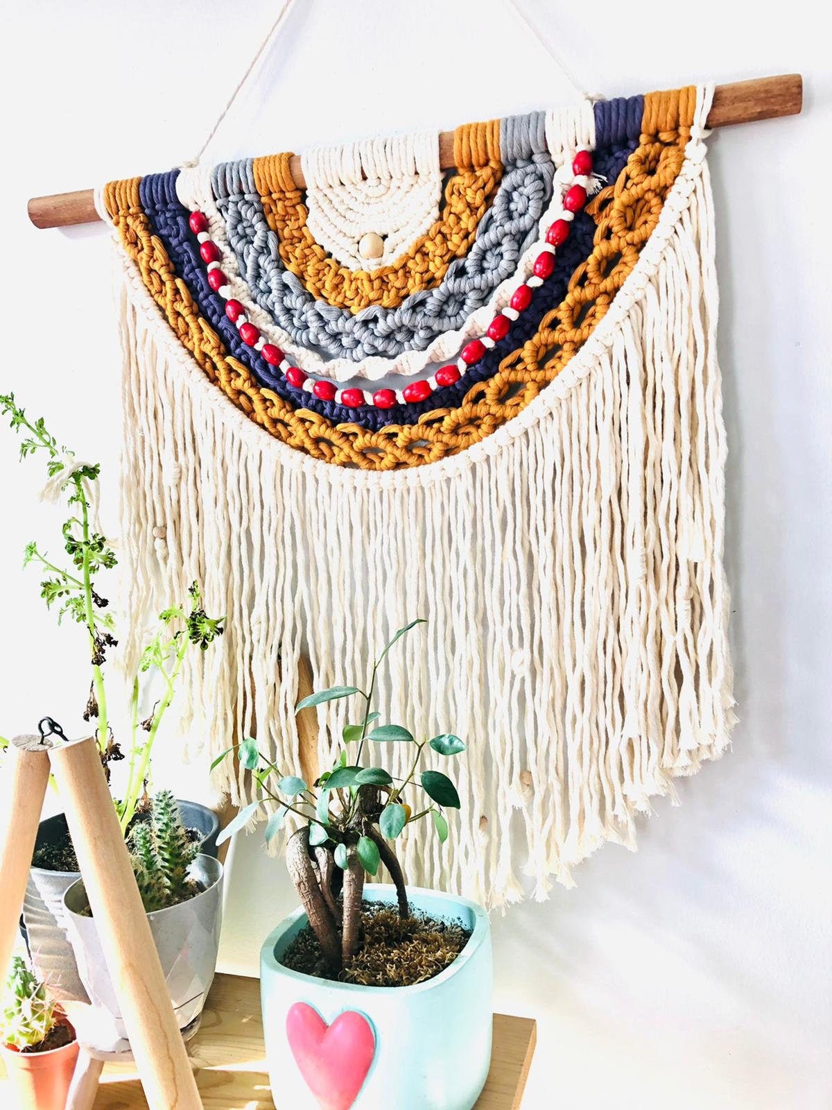 Macrame Wall Art,modern Macrame Wall Hanging,macrame Wall Decor,home ...