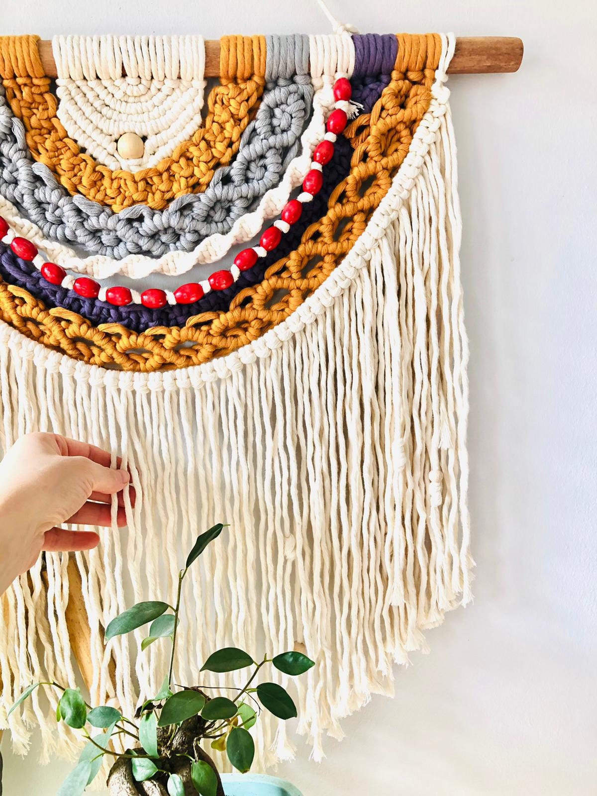 Macrame Wall Art,modern Macrame Wall Hanging,macrame Wall Decor,home ...