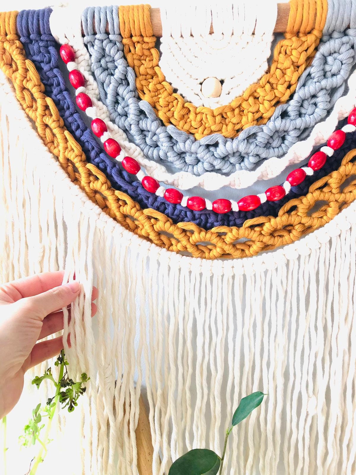 Macrame Wall Art,modern Macrame Wall Hanging,macrame Wall Decor,home ...