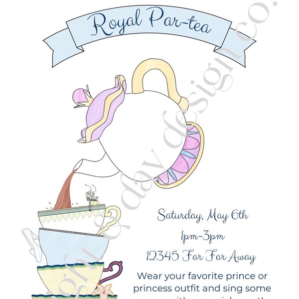 Princess Tea Party - Etsy