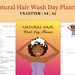 Natural Hair Wash Day Planner Hair Wash Day Planning Sheet - Etsy