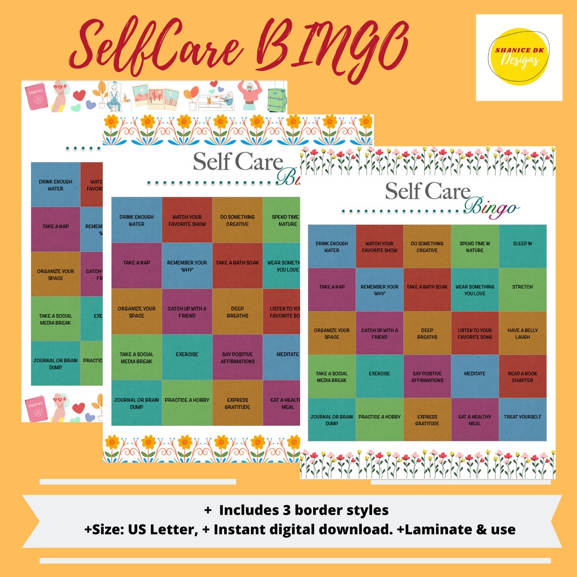 Selfcare Bingo Self Care Bingo Printable printable Bingo - Etsy Canada