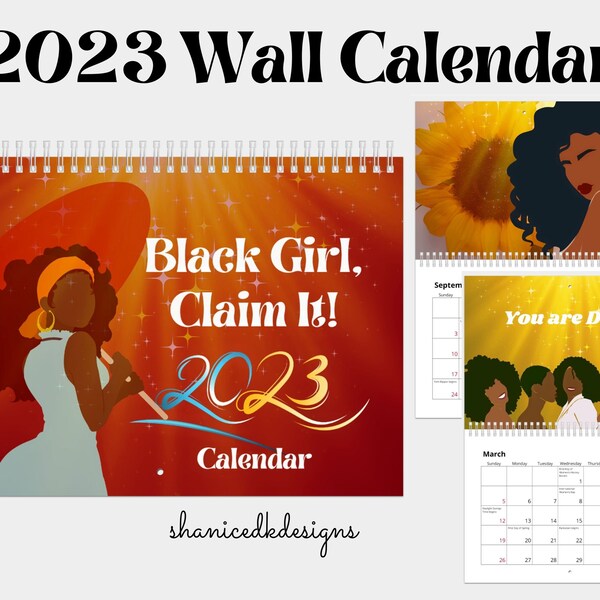 2023 Girls Calendar - Etsy