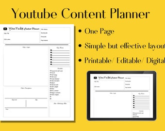 Youtube Script Template - Etsy