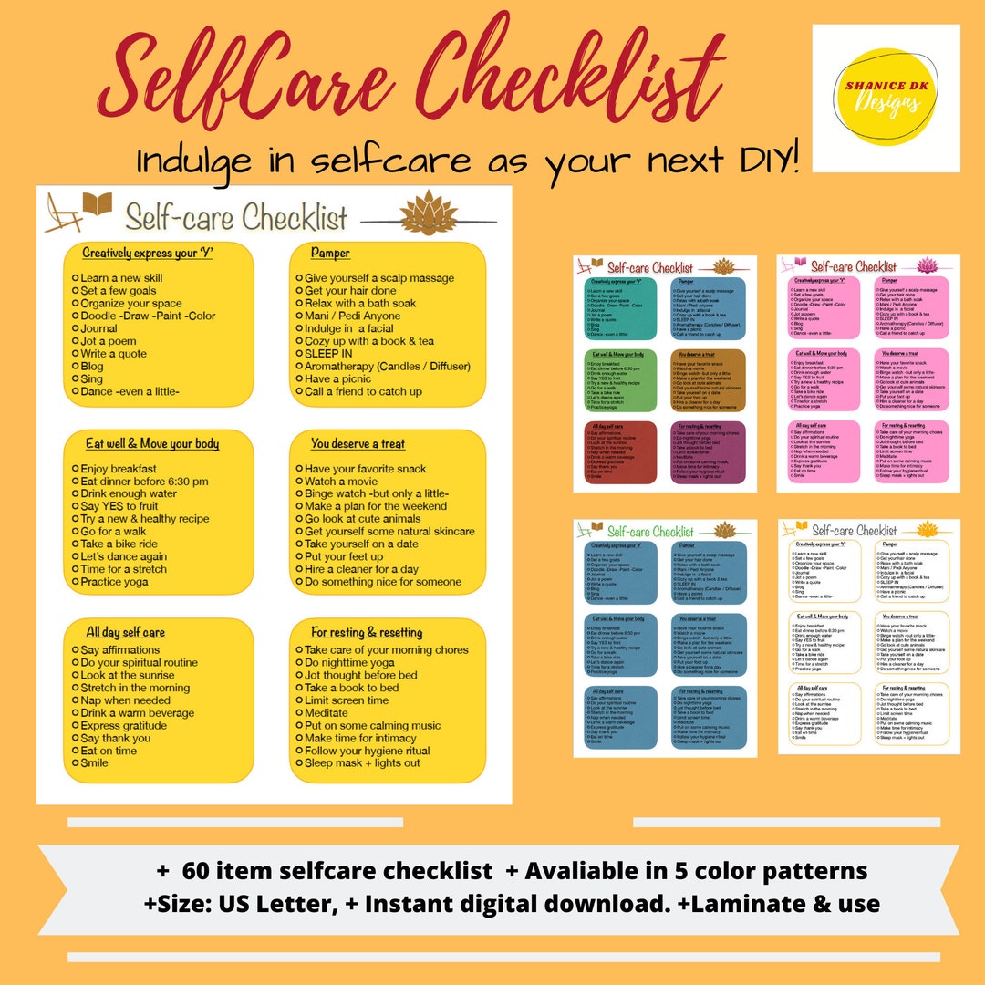 Selfcare Checklist Daily Self Care Routine Self Care To do List Self selfcare-checklist-daily-self-care-routine-self-care-to-do-list-self