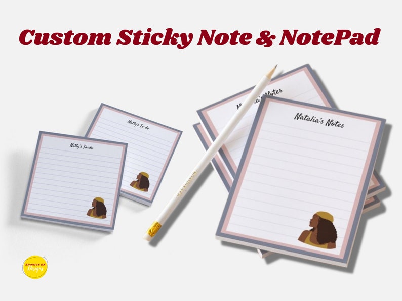 Custom To-do List Sticky Note Custom To-do List Notepad - Etsy