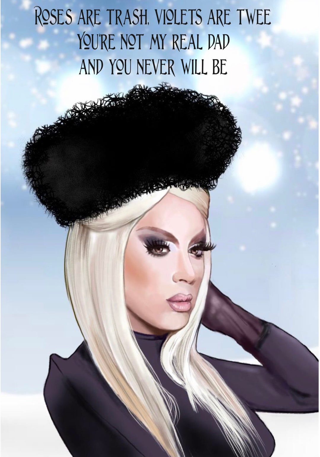 Valentines Day Card Alaska From Rupauls Drag Race Lil Poundcake ...