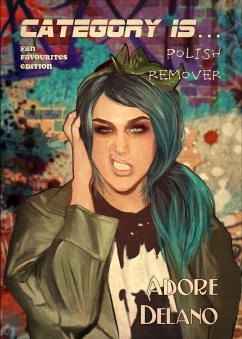 Adore Delano Postcard Rupauls Drag Race All Stars - Etsy