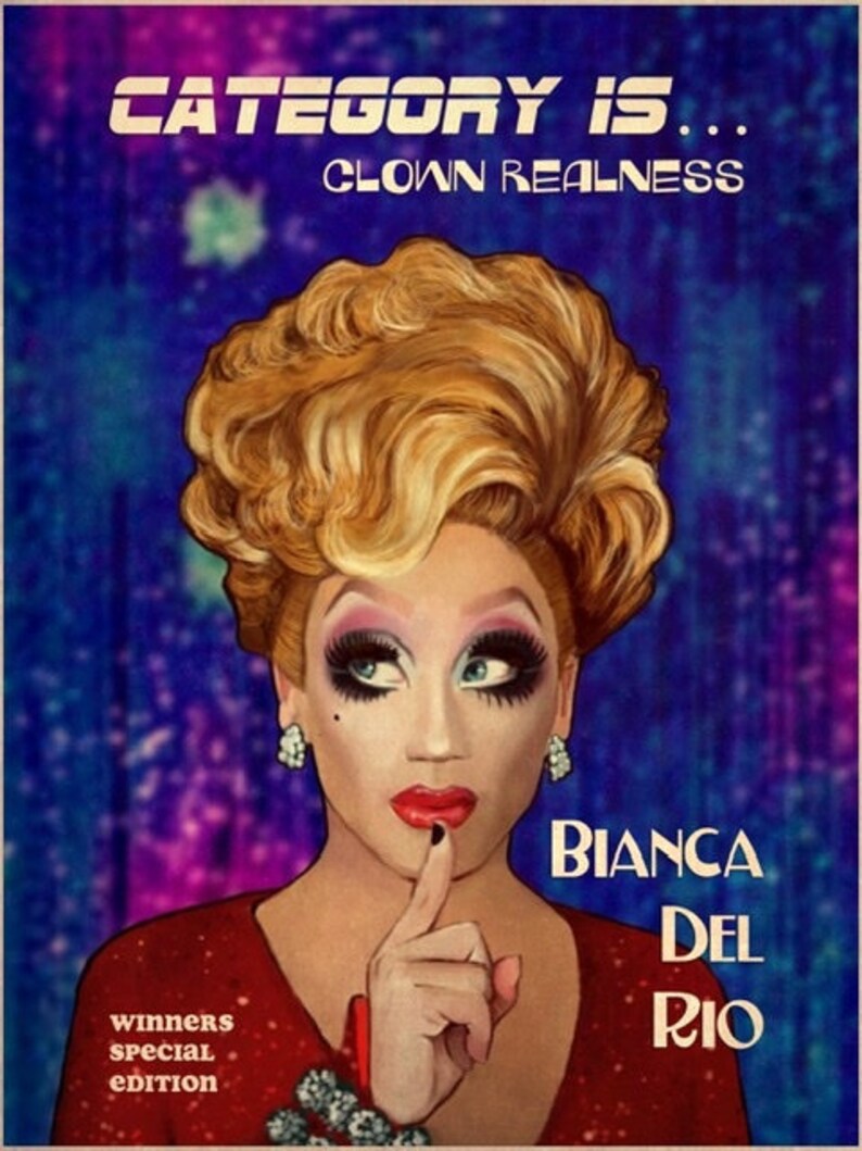 Bianca Del Rio Postcard Rupauls Drag Race - Etsy