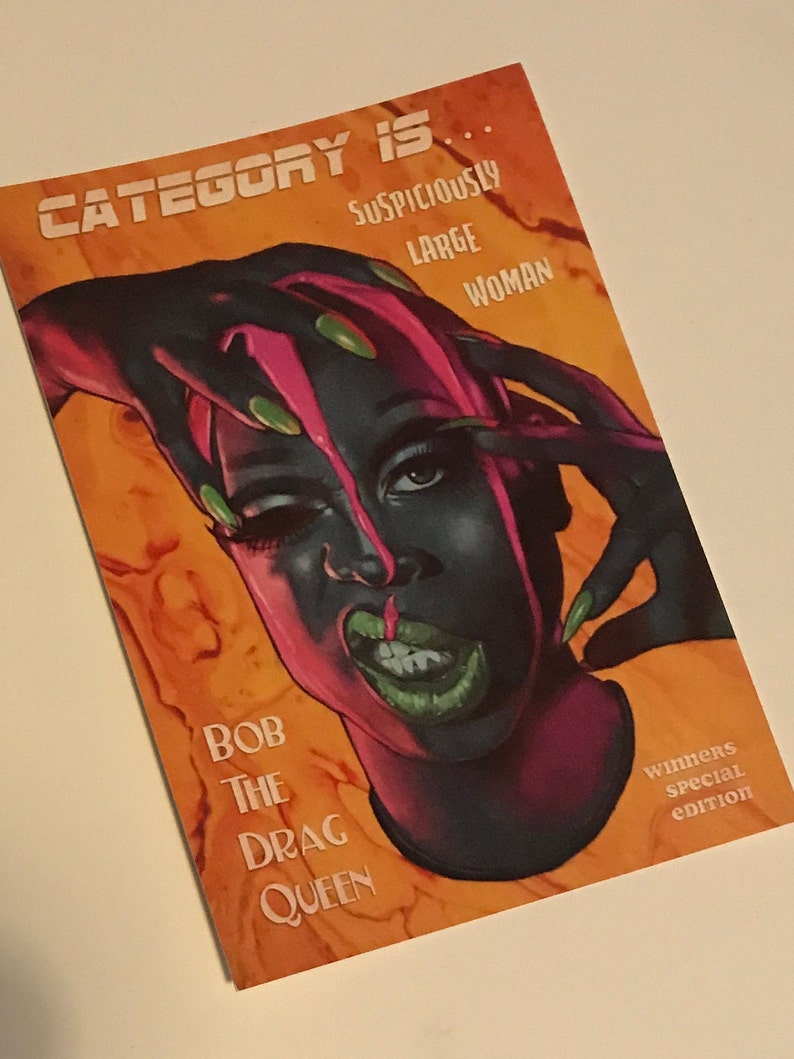 Bob the Drag Queen Postcard Rupauls Drag Race - Etsy