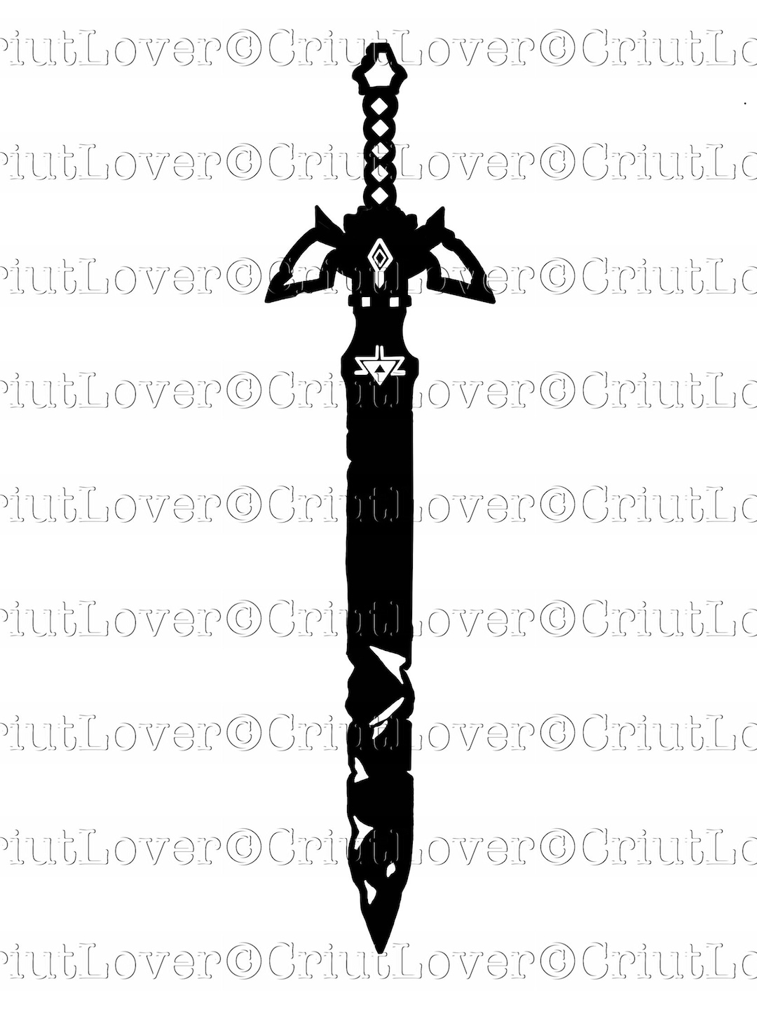 Zelda SVG: Tears of the Kingdom Master Sword for Cricut Projects - Etsy