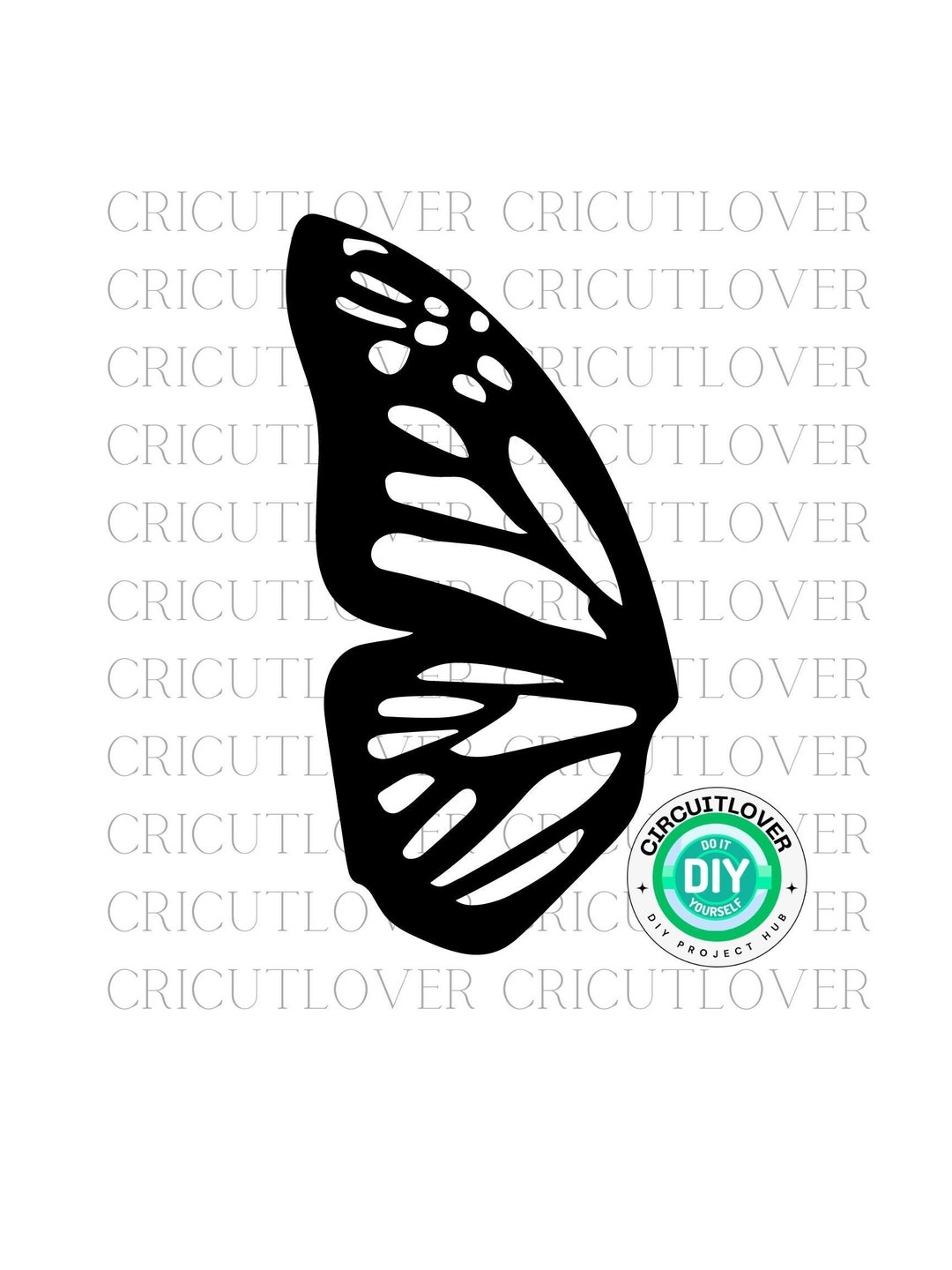Butterfly Wing Svg Circuit File, Downloadable Svg: for DIY Cricut ... Butterfly Wing Svg Circuit File, Downloadable Svg: for DIY Cricut ...