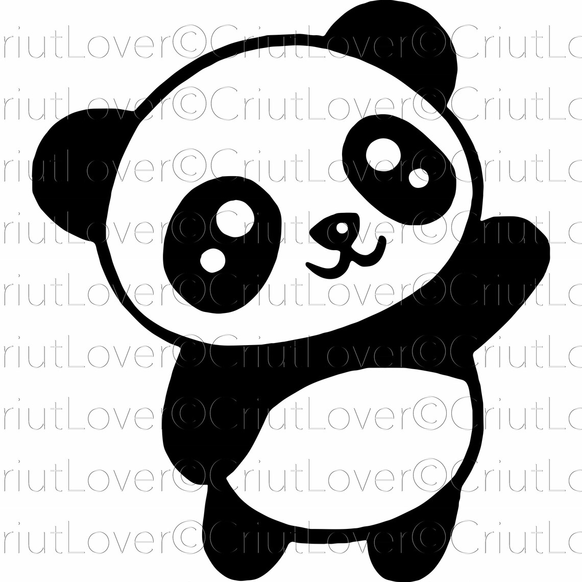 Panda Svg Circuit File Downloadable Svg: for DIY Cricut - Etsy Canada