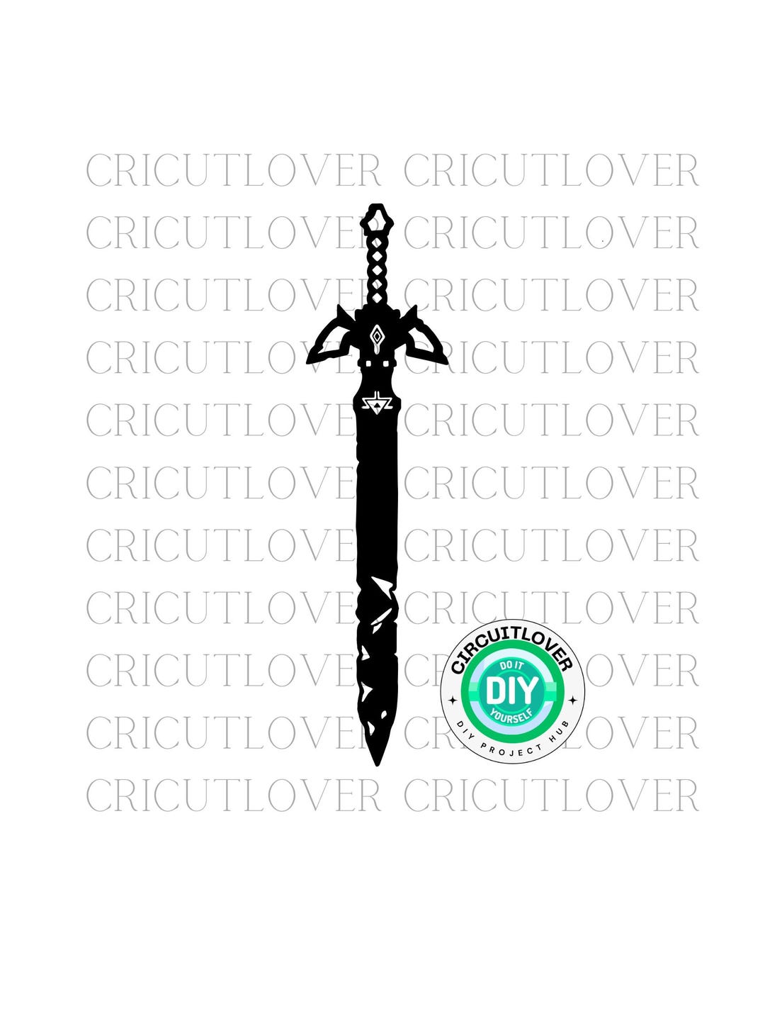 Zelda Master Sword SVG | Tears of the Kingdom Digital Design for Crafts ...